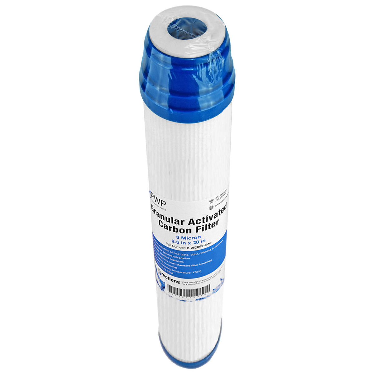 Granular Carbon Water Filter 2.5x20 – ProWaterParts
