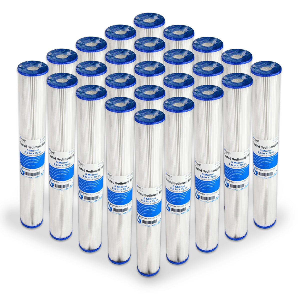 Sediment Pleated Poly Water Filter 2.5x20 – ProWaterParts