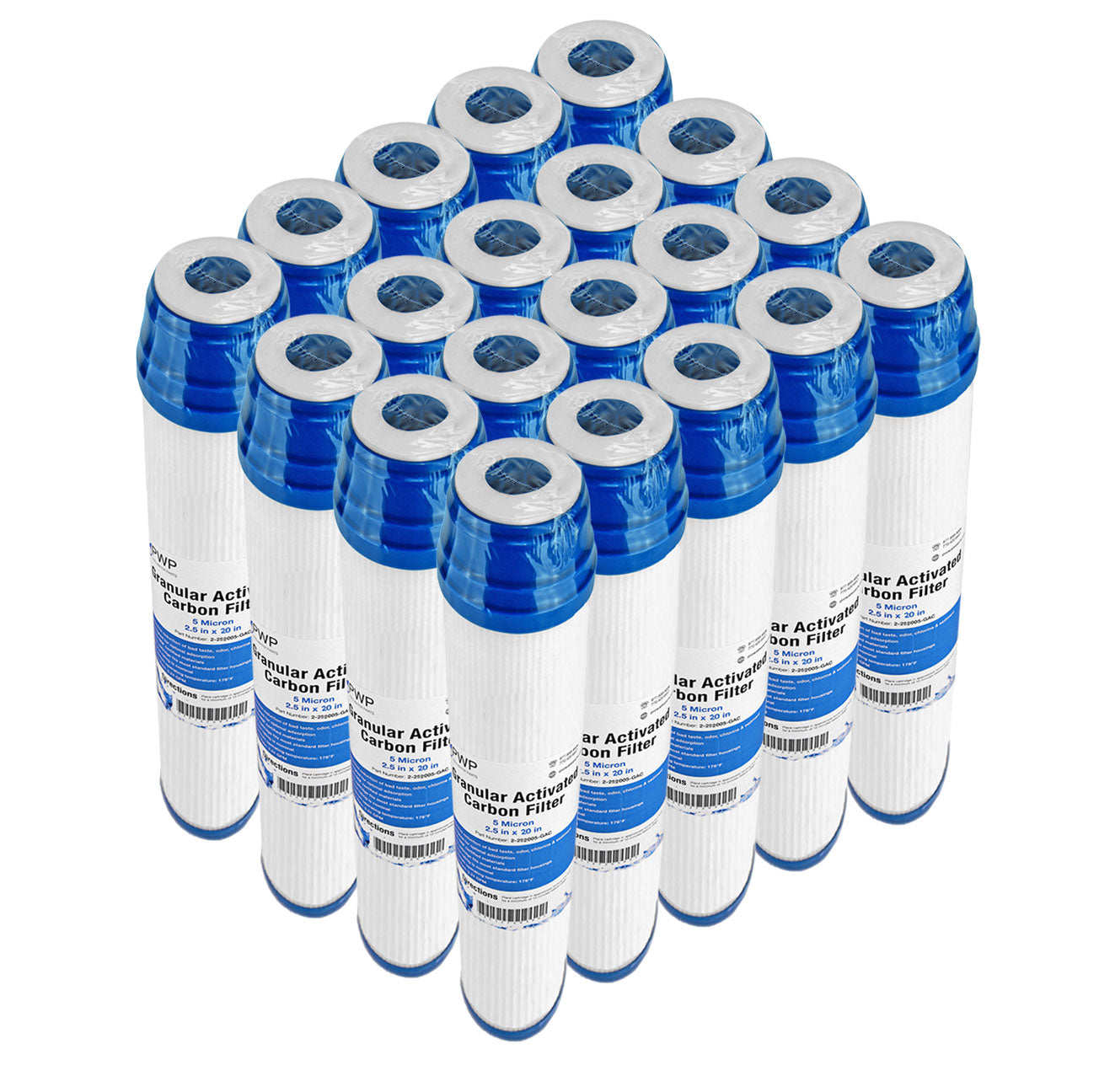 Granular Carbon Water Filter 2.5x20 – ProWaterParts